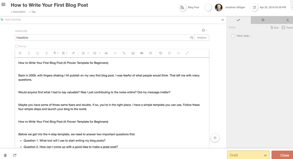Blog Examples for Beginners: How to Write Your First Blog Post