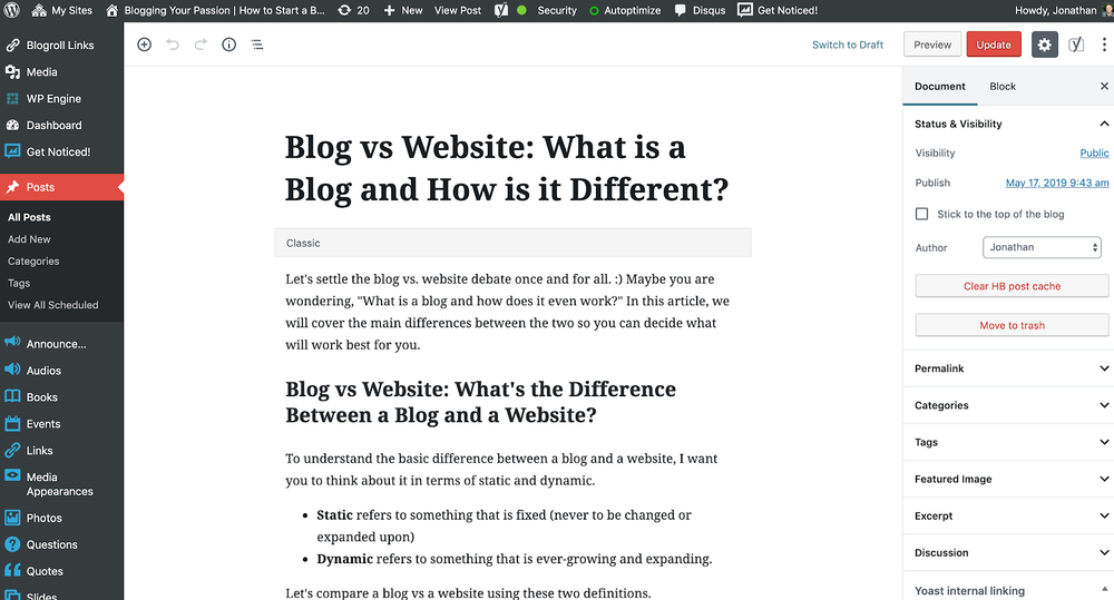 Blog Examples for Beginners: How to Write Your First Blog Post