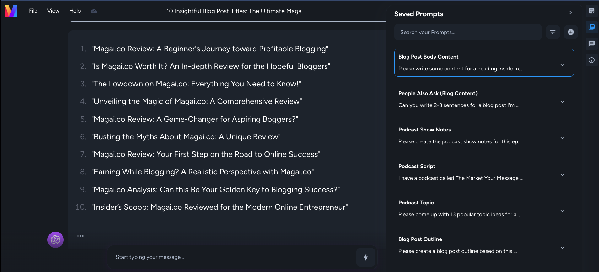 Magai Review (2025): Game Changer for Bloggers?