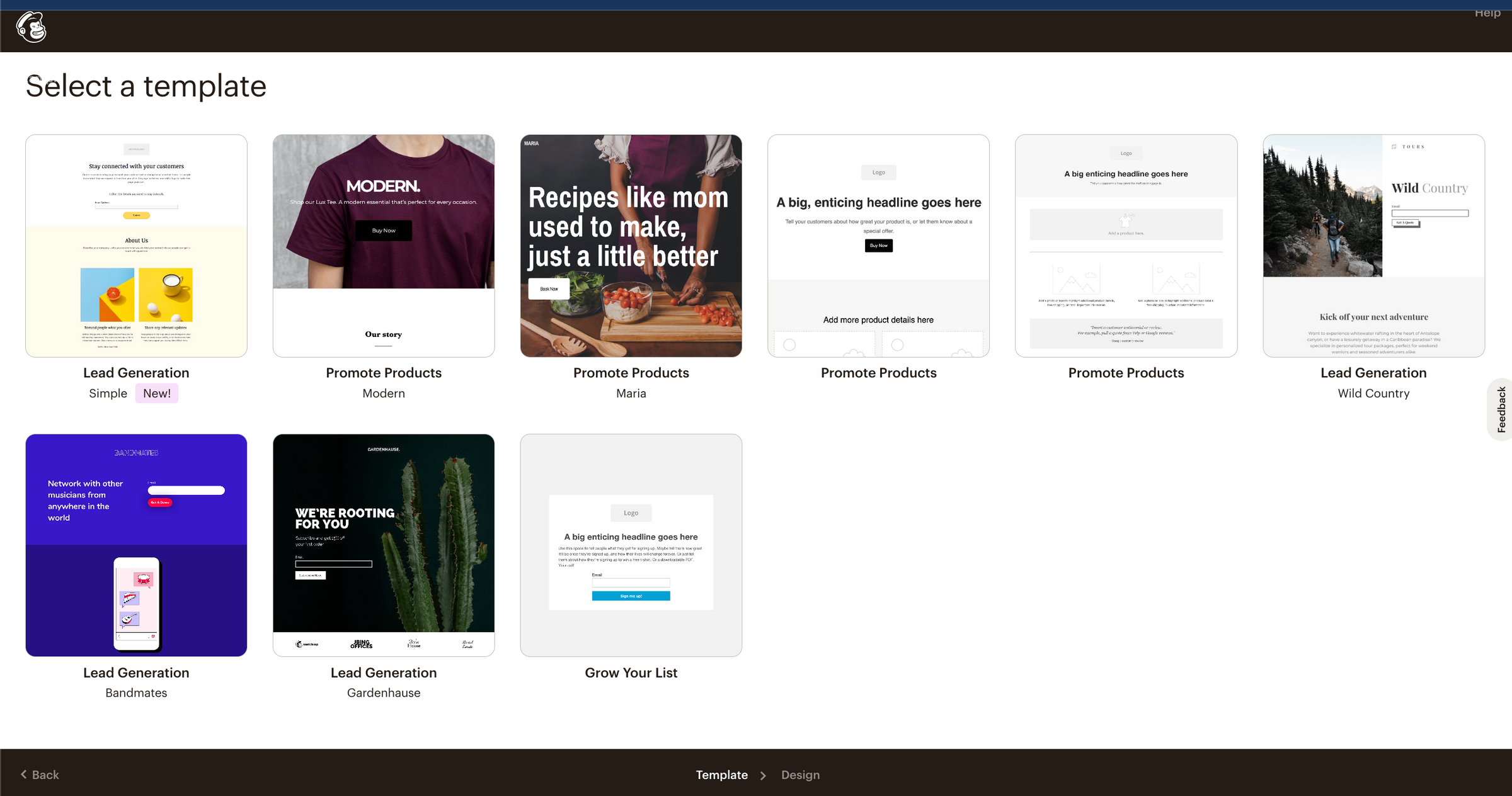 7 Best MailChimp Landing Page Examples